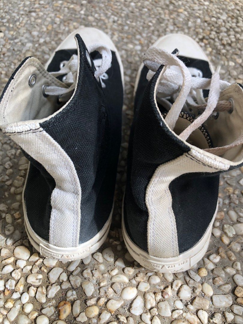 Converse CDG High Cut black, Men's Fashion, Footwear, Sneakers on Carousell