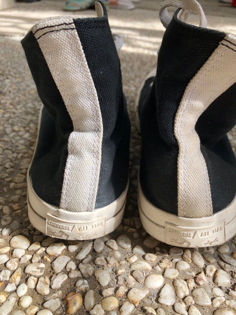 Converse CDG High Cut black, Men's Fashion, Footwear, Sneakers on Carousell