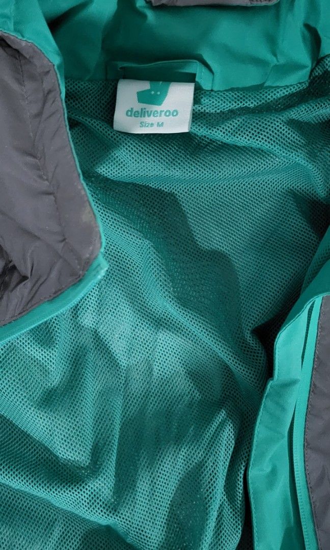 Deliveroo Rain Jacket, Men's Fashion, Coats, Jackets and Outerwear on ...