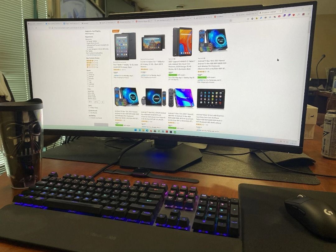 Dell 34 Curved Gaming Monitor – S3422DWG - QHD 34 inches - 144hz ...