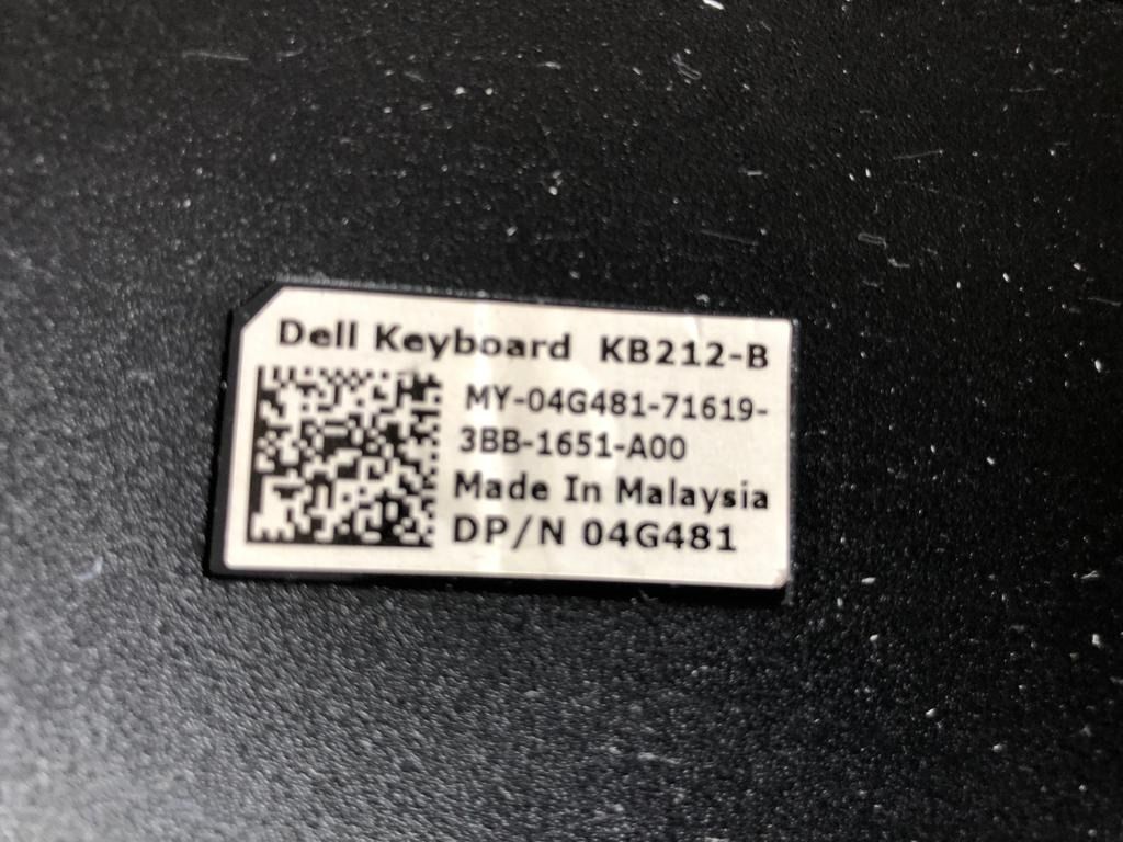 DELL keyboard KB212-B and DELL mouse combo, Computers & Tech, Parts ...