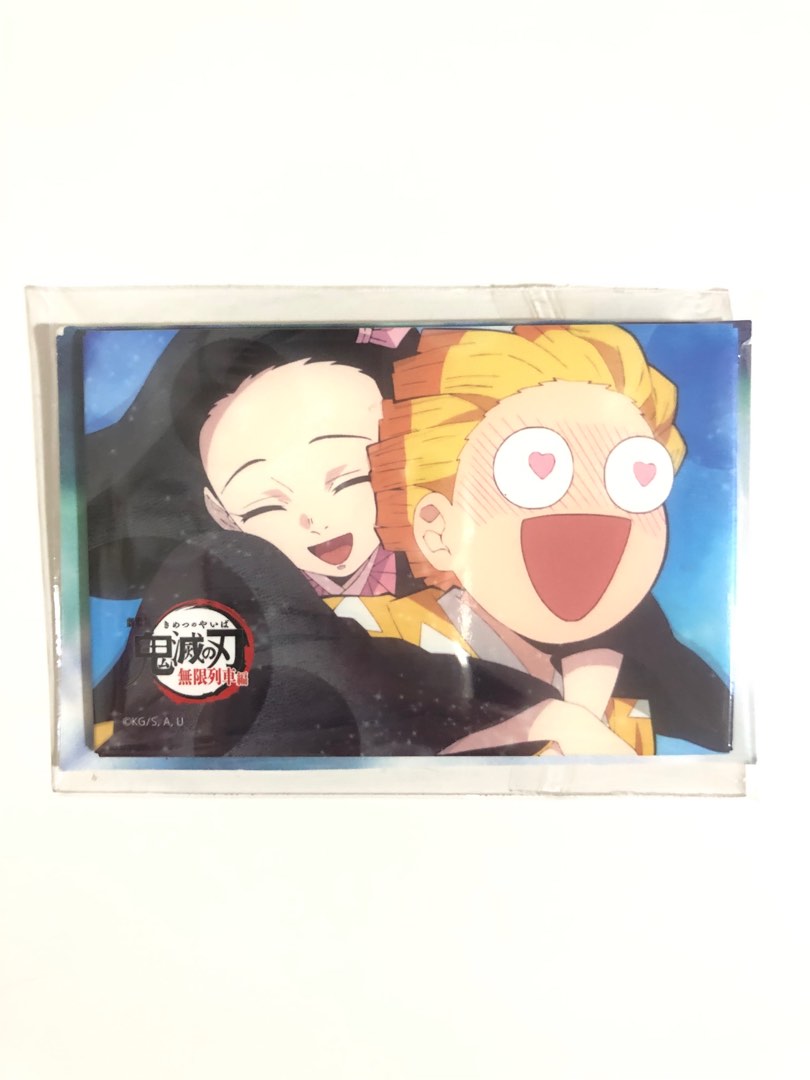 Demon Slayer Zenitsu Nezuko Square Badge C, Hobbies & Toys, Toys ...