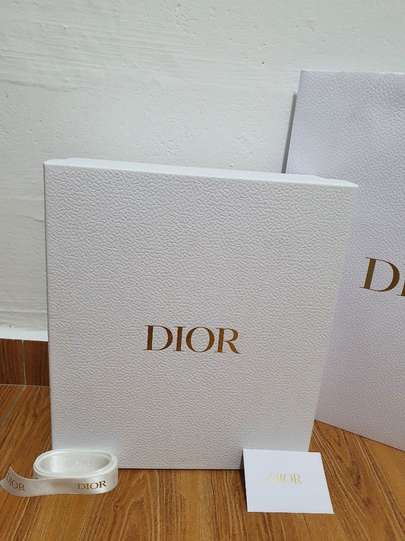 Dior Paper bag + shoe box, Luxury, Accessories on Carousell