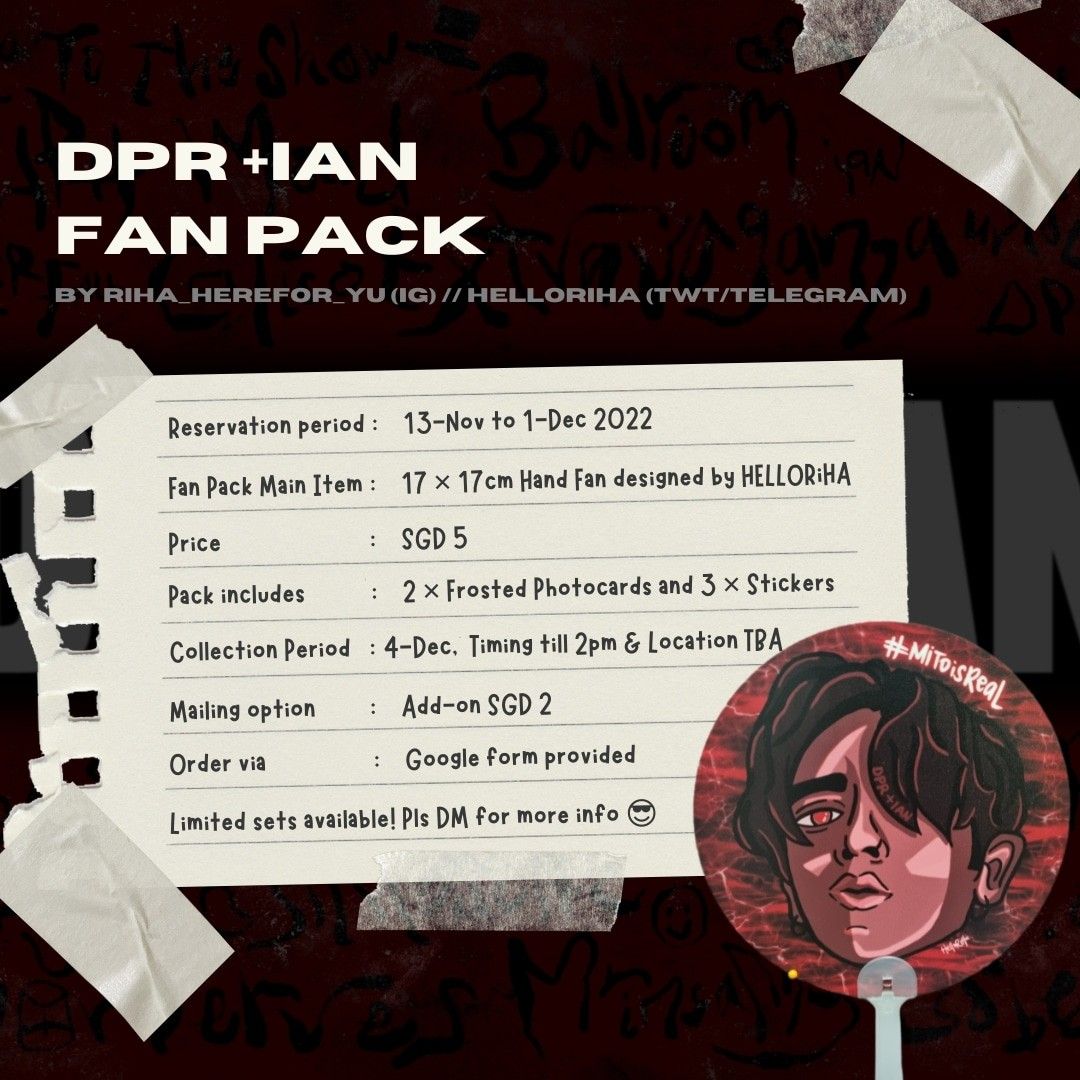 DPR +IAN Fan Pack Regime Tour SG, Hobbies & Toys, Memorabilia ...