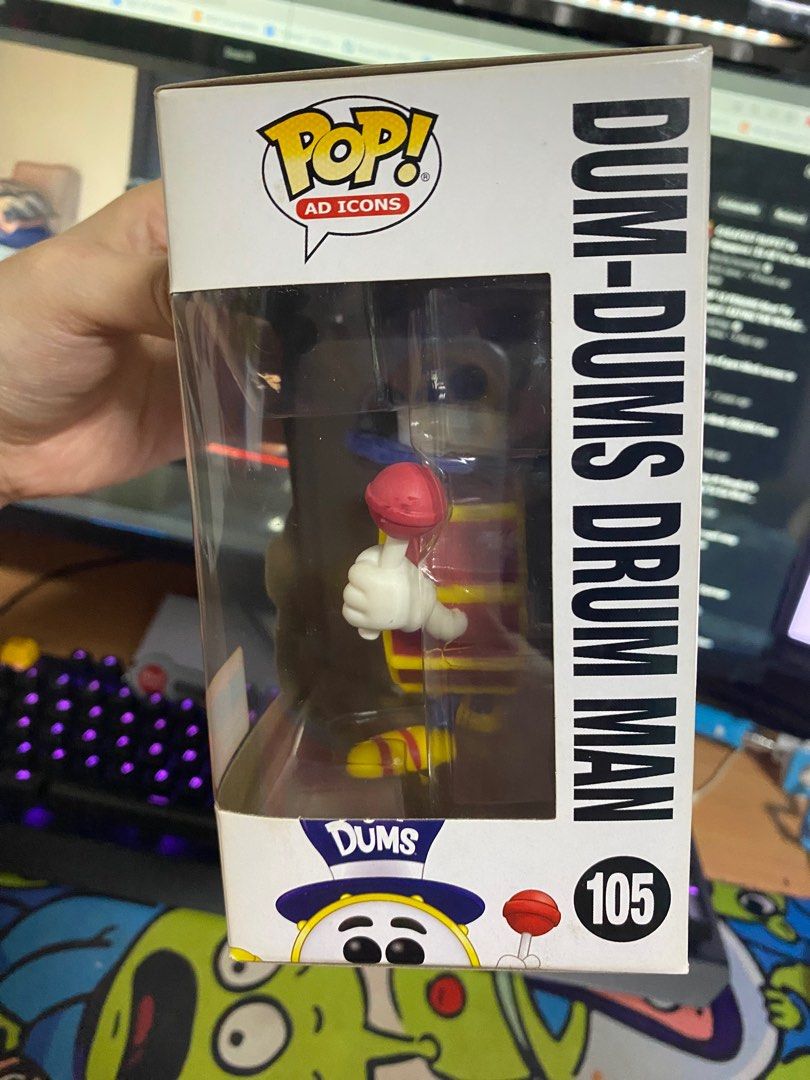Dum-Dums Drum Man Funko Pop!, Hobbies & Toys, Toys & Games on Carousell