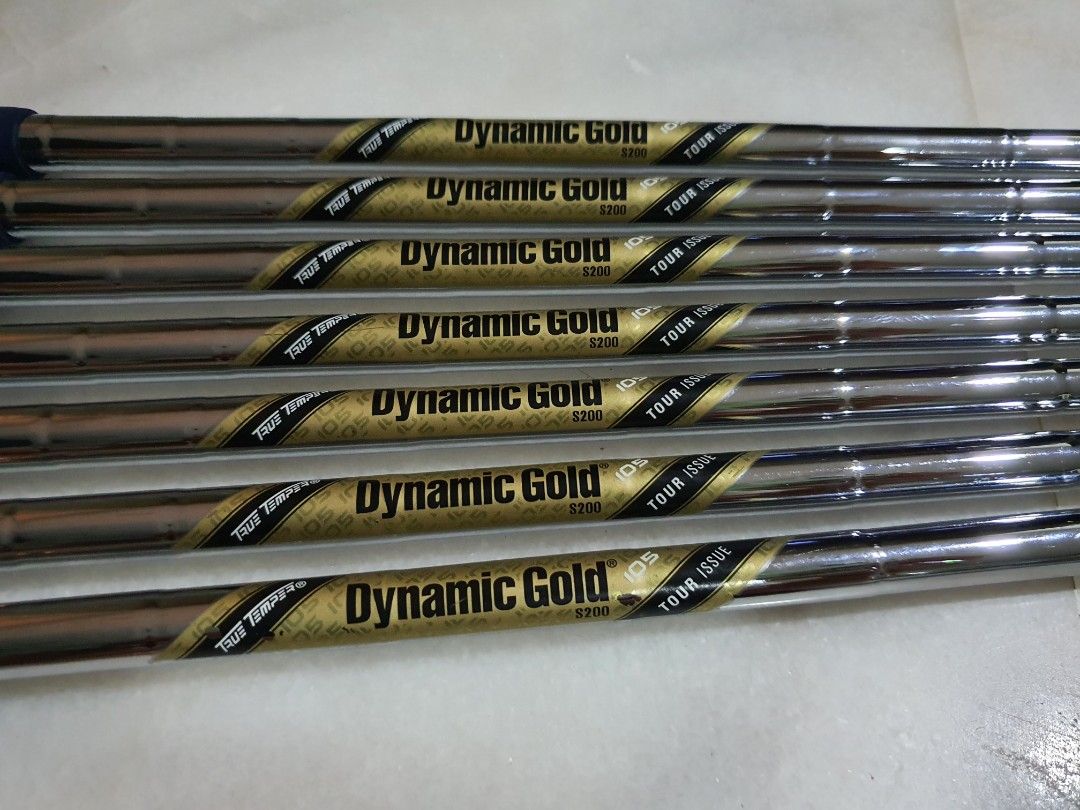 Dynamic Gold 105 Tour Issue S200 Golf Irons Shafts, Sports Equipment ...