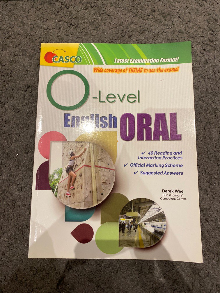 English Oral Olvl practices, Hobbies & Toys, Books & Magazines ...