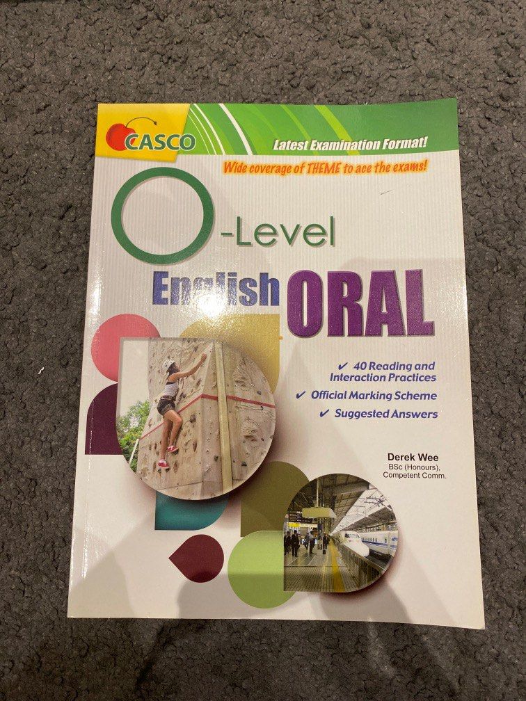 English Oral Olvl practices, Hobbies & Toys, Books & Magazines ...