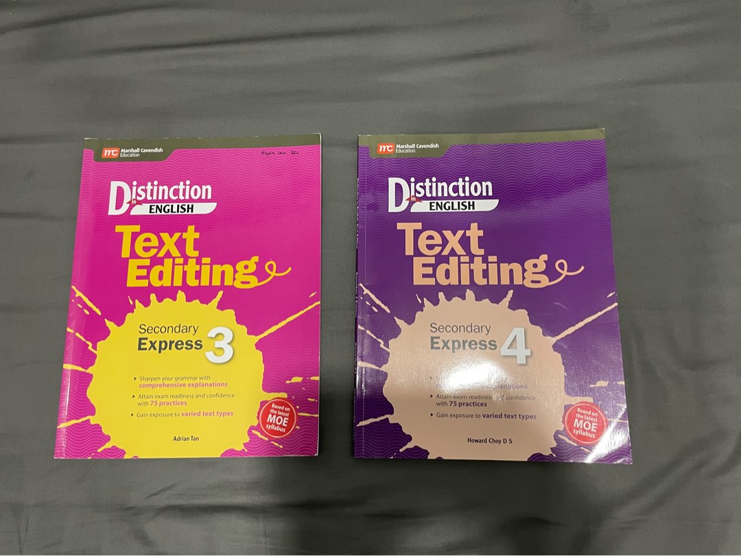 English Text Editing Express Secondary 3 and 4, Hobbies & Toys, Books ...