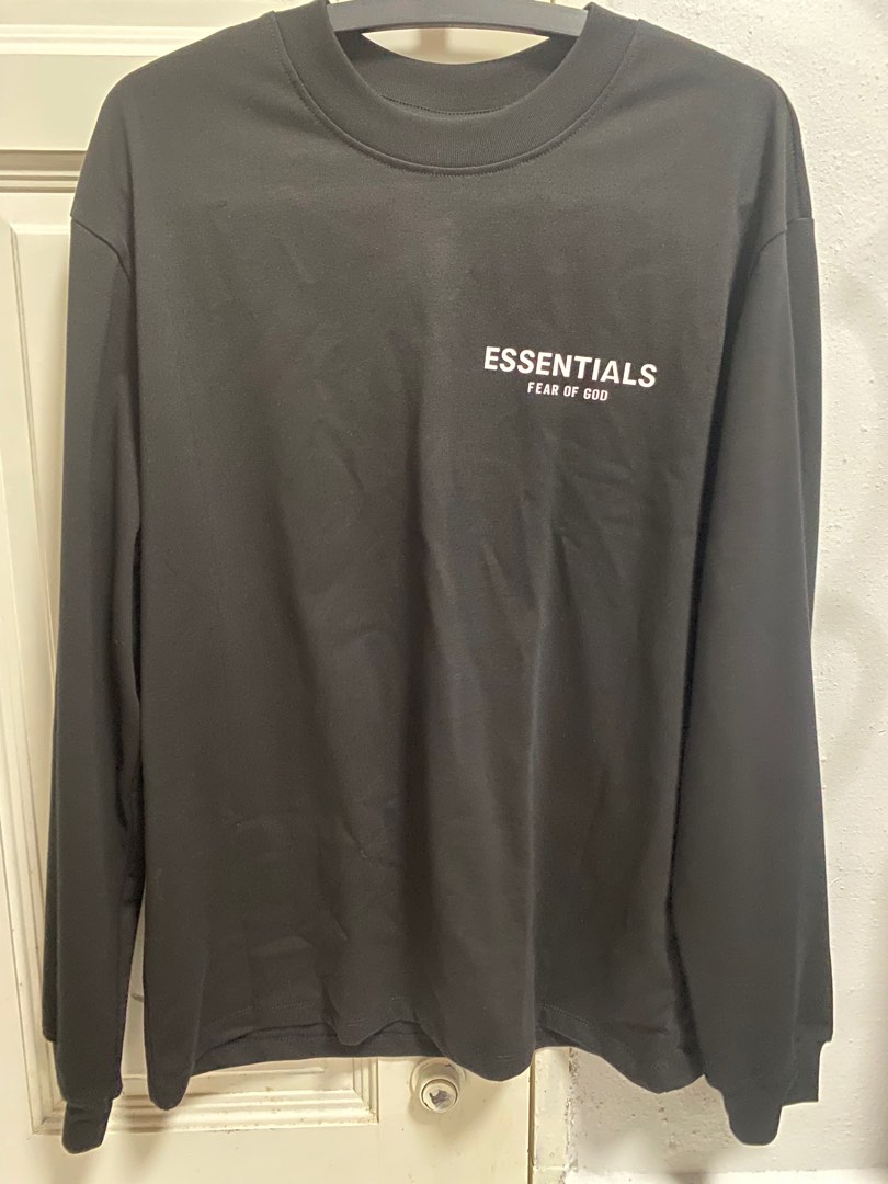Essentials fog long sleeve, Men's Fashion, Tops & Sets, Tshirts & Polo ...