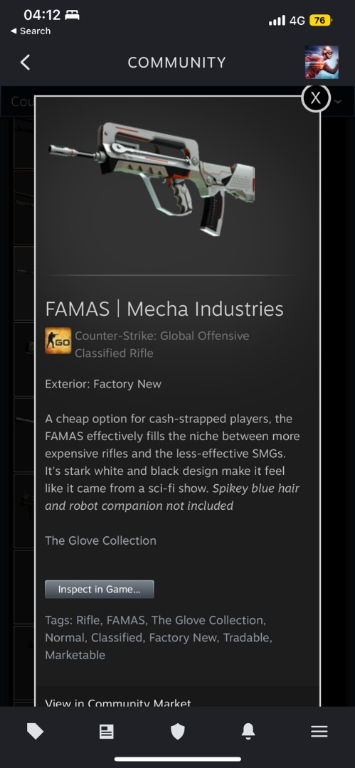 FAMAS | Mecha Industries csgo, Video Gaming, Gaming Accessories, In ...