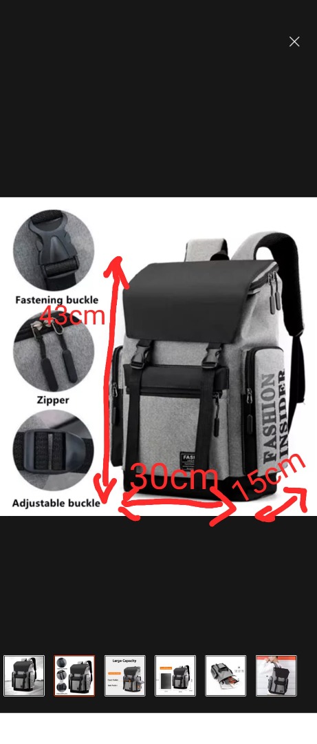 Fashion backpack (multiple purpose), Men's Fashion, Bags, Backpacks on Carousell