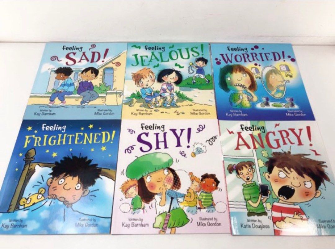 Feelings and Emotions (6 books) Sad,Jealous,Angry,Shy,Worried ...
