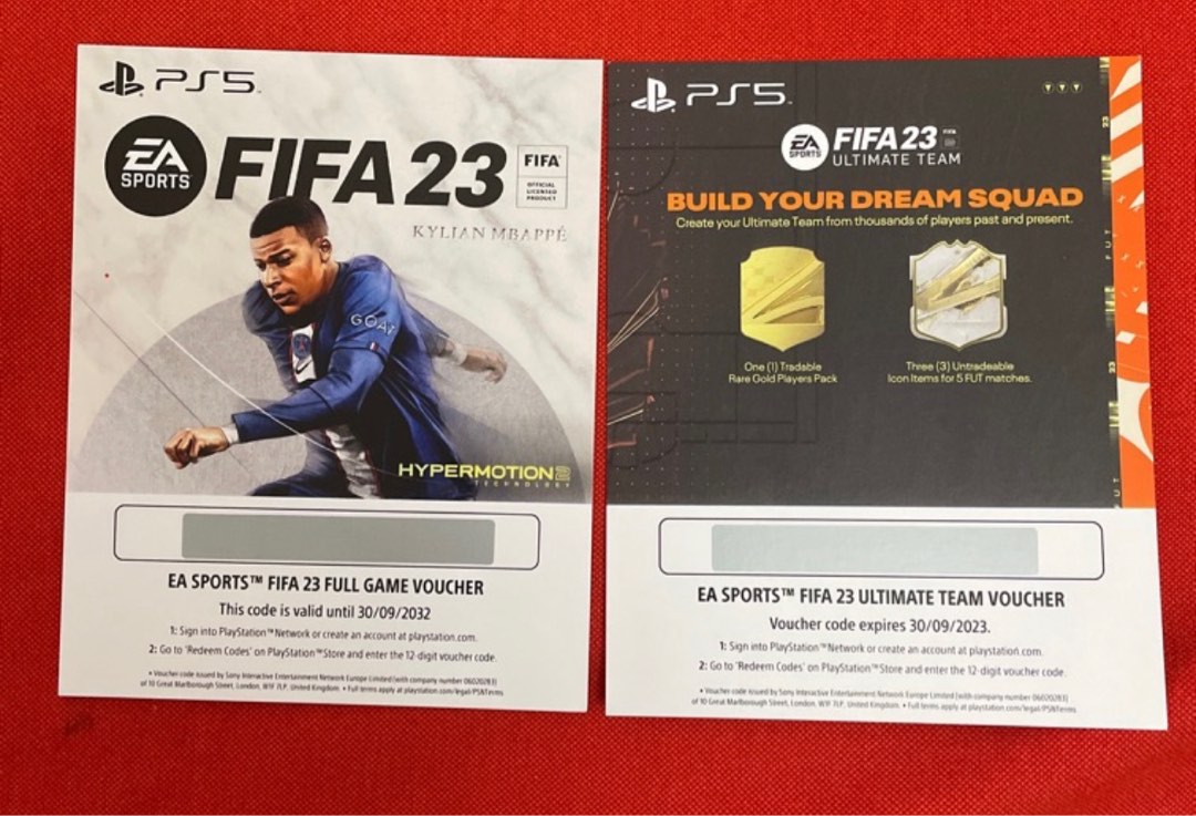 FIFA 23 Full Game and Ultimate Team Voucher, Video Gaming, Video Games ...