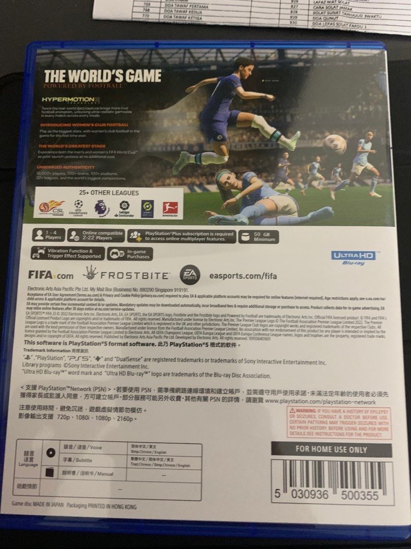 Fifa 23 PS5, Video Gaming, Video Games, PlayStation on Carousell