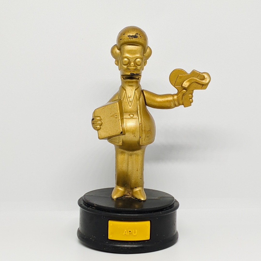 Figure The Simpsons Movie - Apu Golden 2007 Burger King, Toys ...
