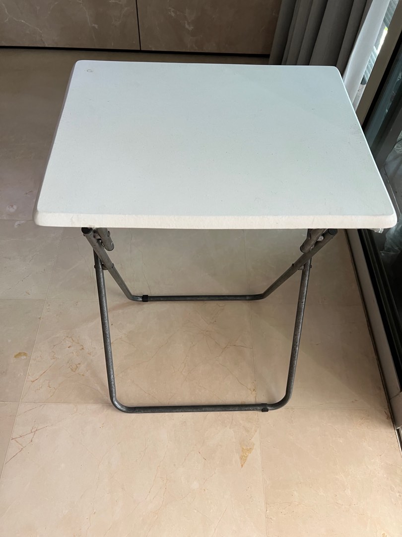 Foldable Plastic Table, Furniture & Home Living, Furniture, Tables ...