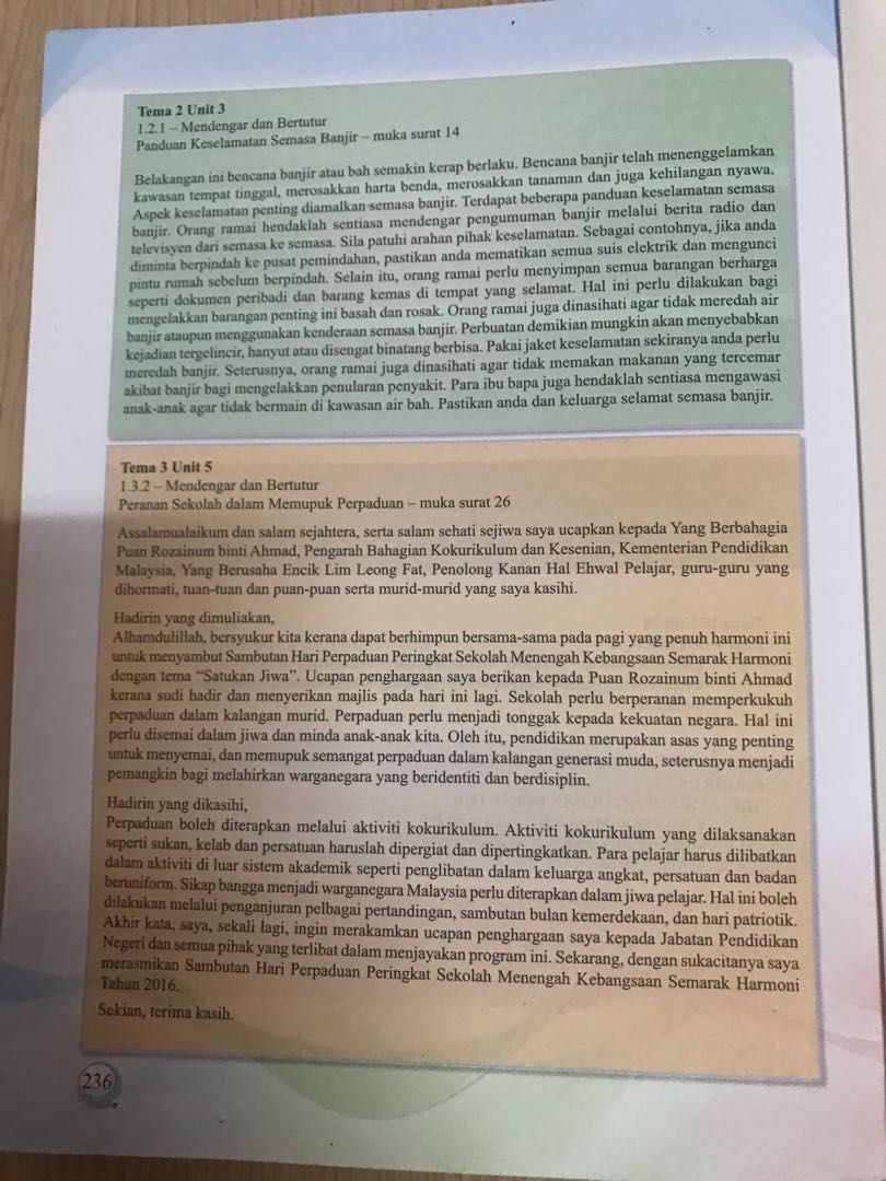 Form 1 KSSM Bahasa Melayu, Hobbies & Toys, Books & Magazines, Textbooks ...