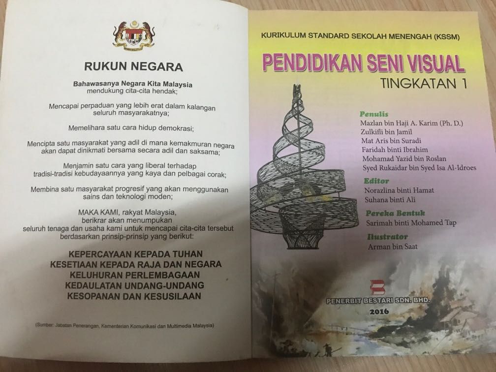 Form 1 KSSM Pendidikan Seni Visual, Hobbies & Toys, Books & Magazines ...