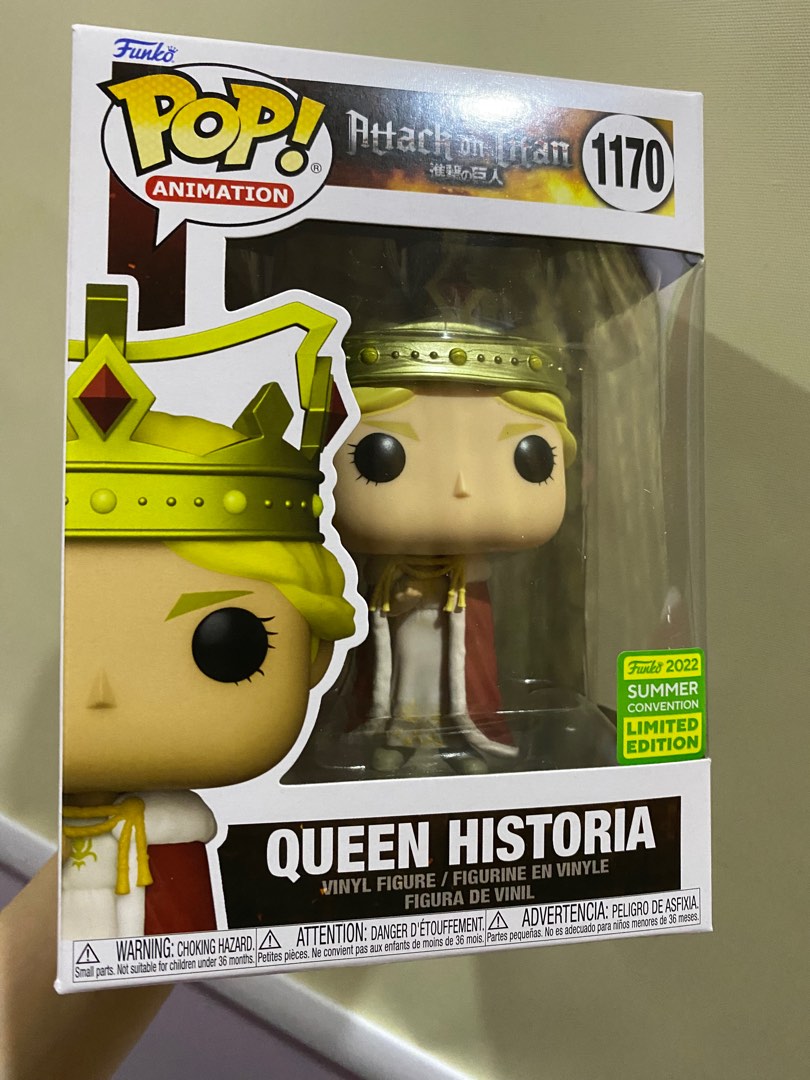 Funko Pop! Attack on Titan - Queen Historia #1170, Hobbies & Toys, Toys ...