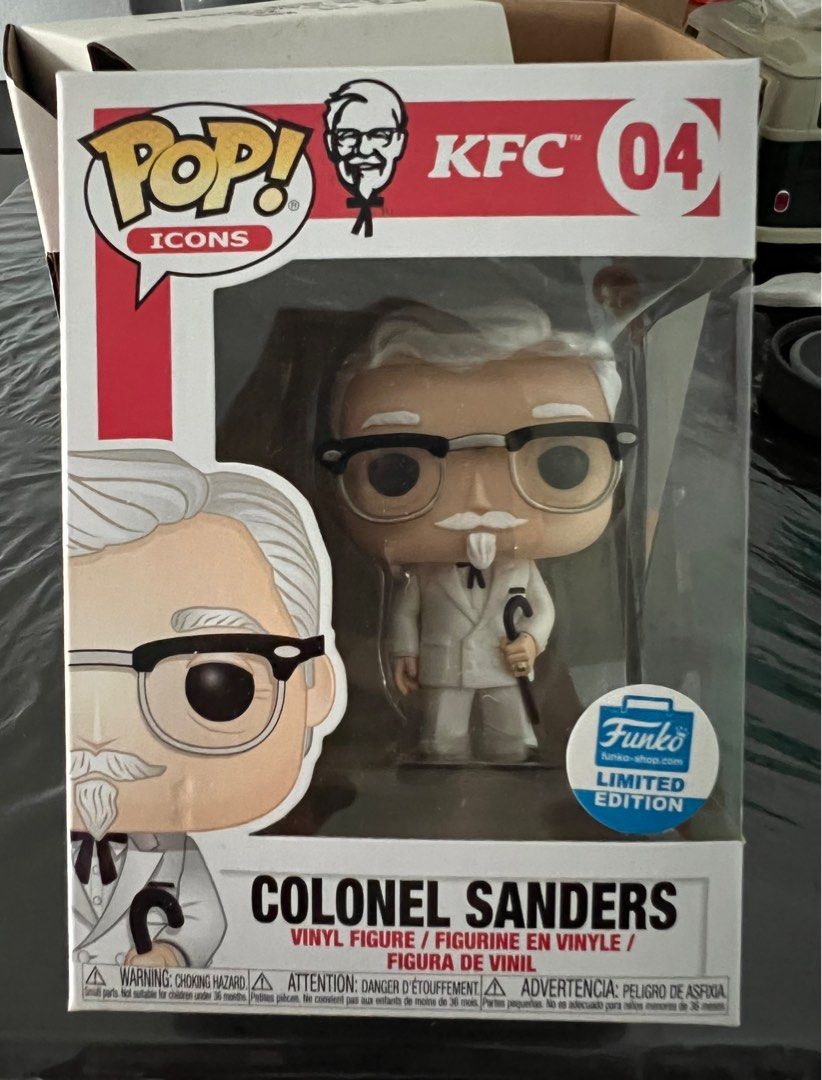 Funko Pop Colonel Sanders with Cane, Hobbies & Toys, Toys & Games on ...