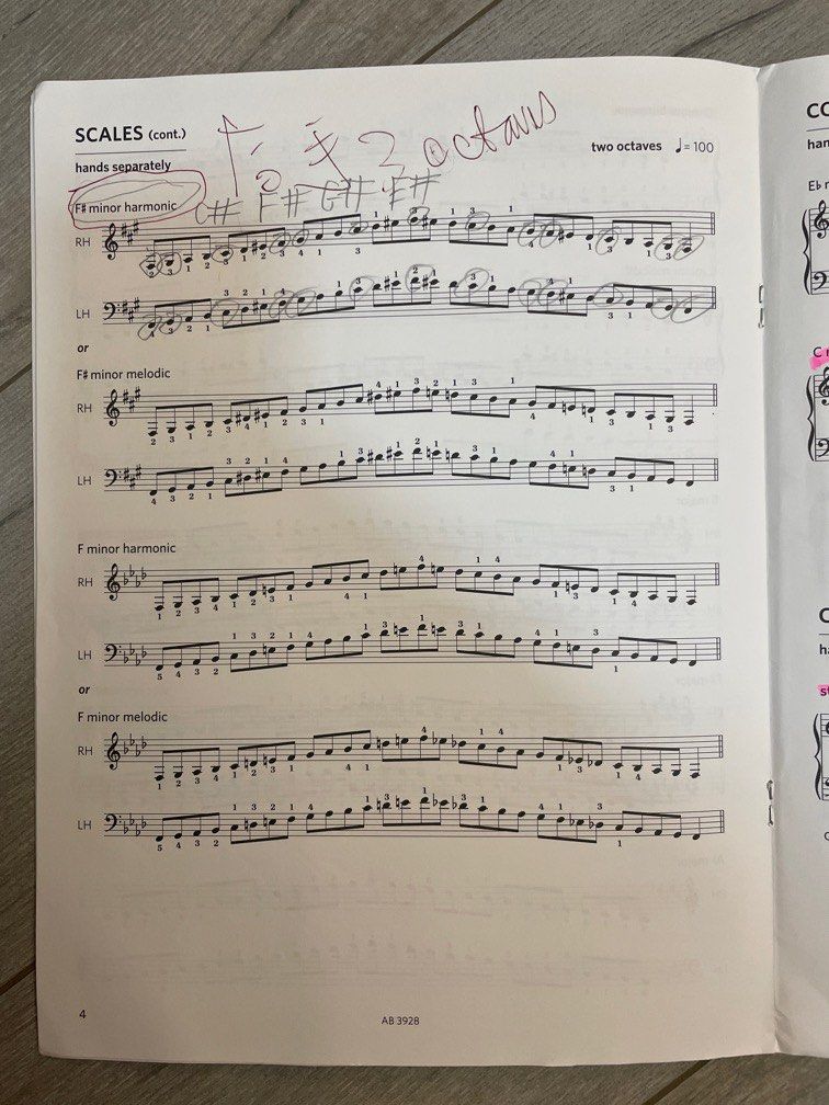 Grade 4 Piano Scales And Arpeggios Carousell Grade 4 Piano Scales And Arpeggios Carousell