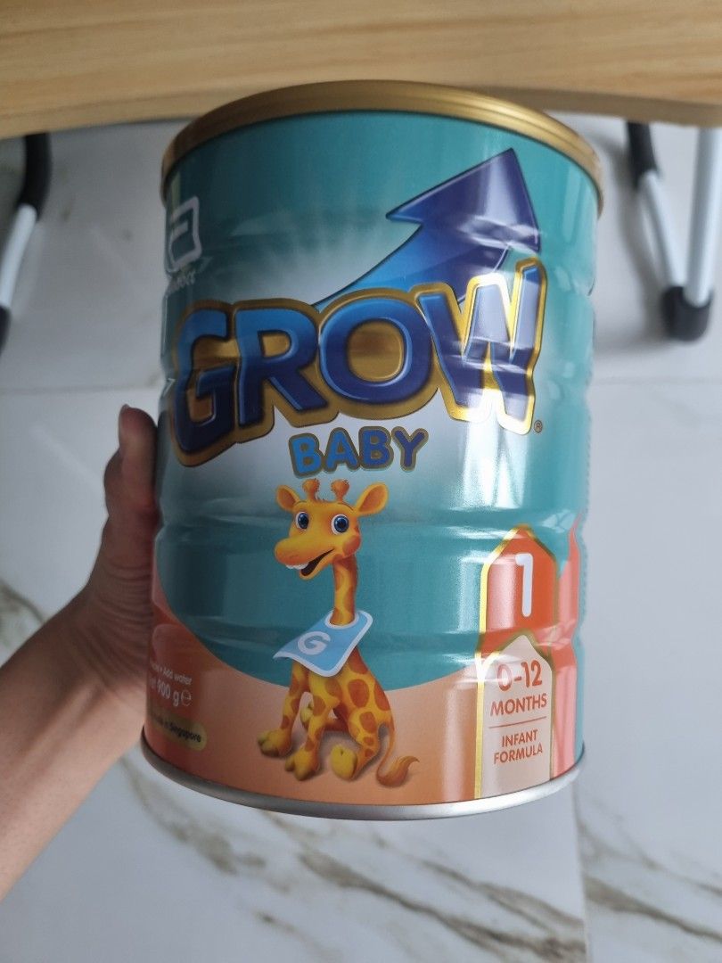 Grow baby milk powder stage 1, Babies & Kids, Nursing & Feeding ...