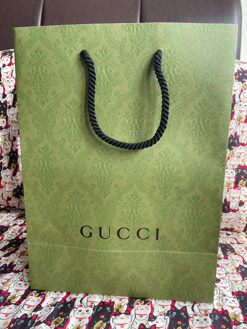 Gucci Paper Bag, Luxury, Accessories on Carousell
