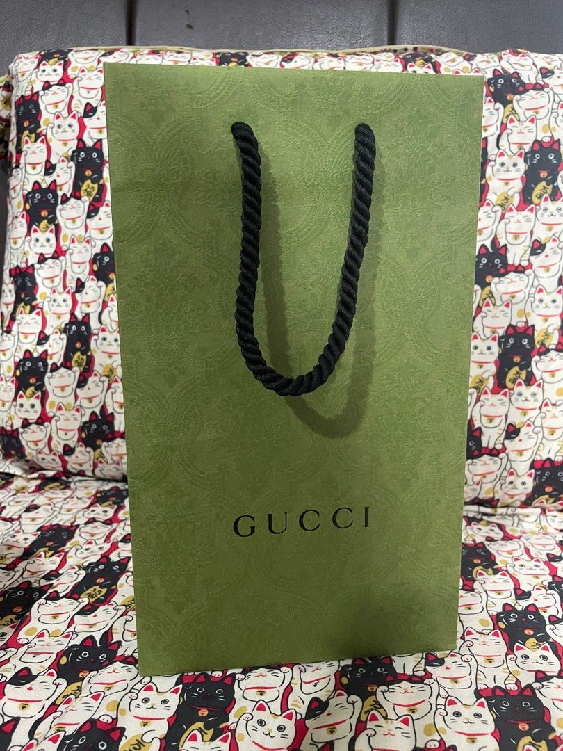 Gucci Paper Bag, Luxury, Accessories on Carousell