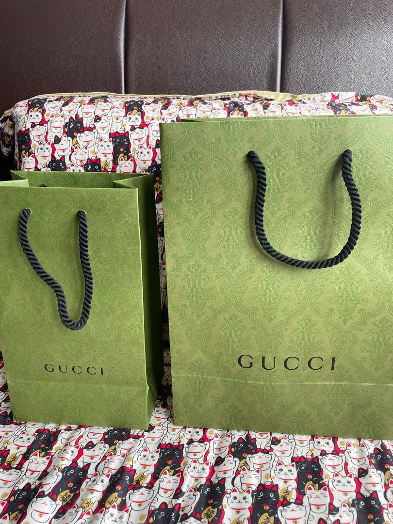 Gucci Paper Bag, Luxury, Accessories on Carousell