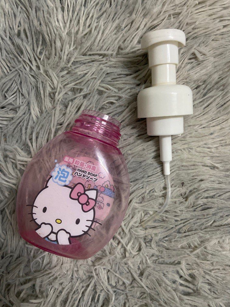 Hello kitty Pump Bottle Foamy, Beauty & Personal Care, Face, Face Care on Carousell