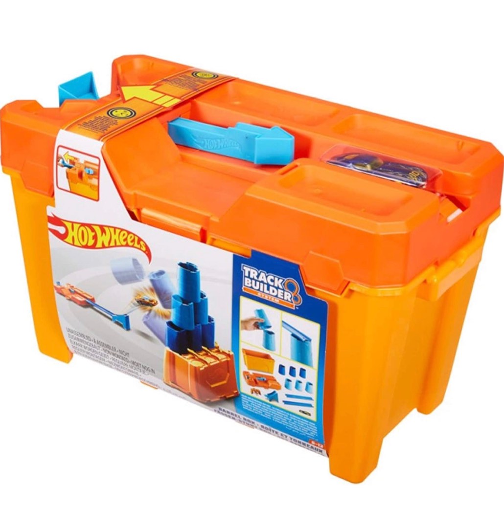 Hot Wheels Track Builder Stunt Barrel Box, Hobbies & Toys, Toys & Games ...