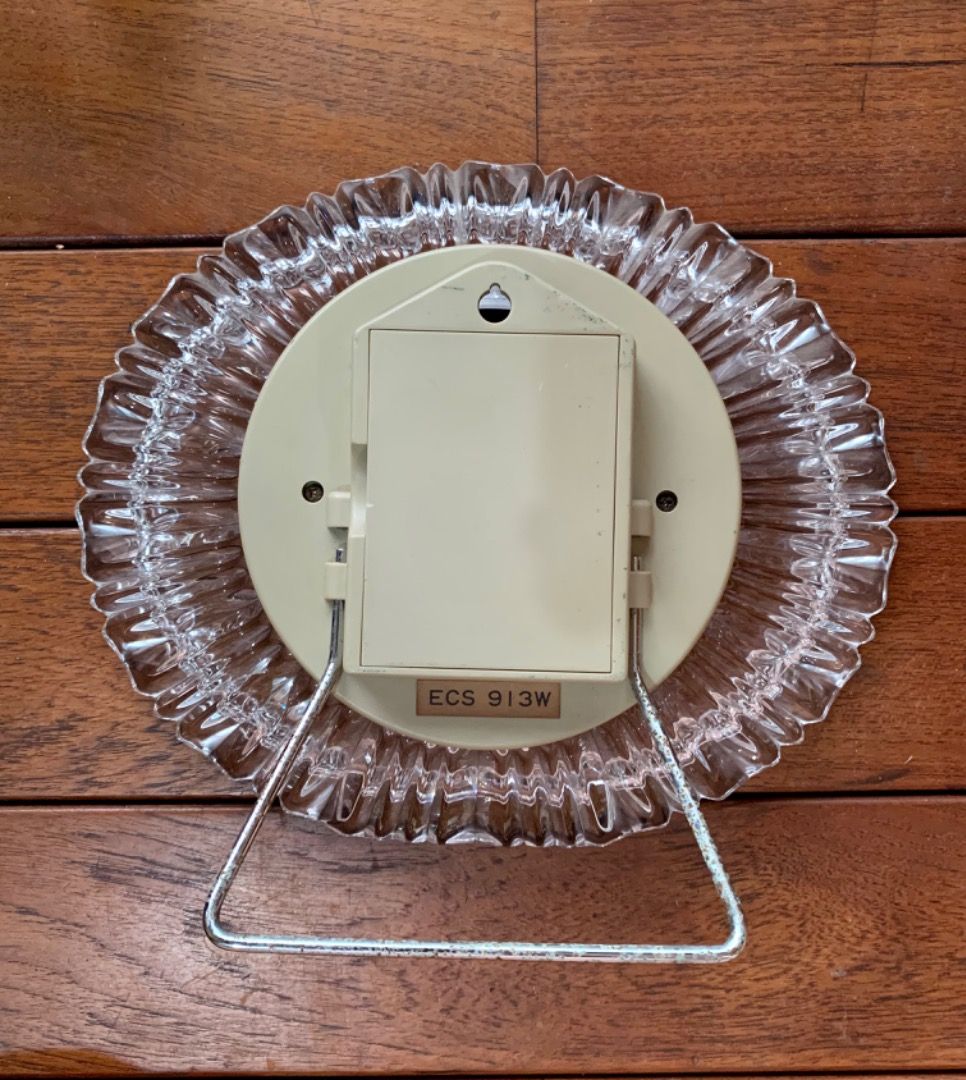 Hoya World Time Crystal clock. made in Japan, Furniture & Home Living ...