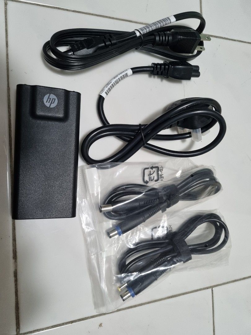 HP 65W Slim AC Adapter, Computers & Tech, Parts & Accessories, Cables ...