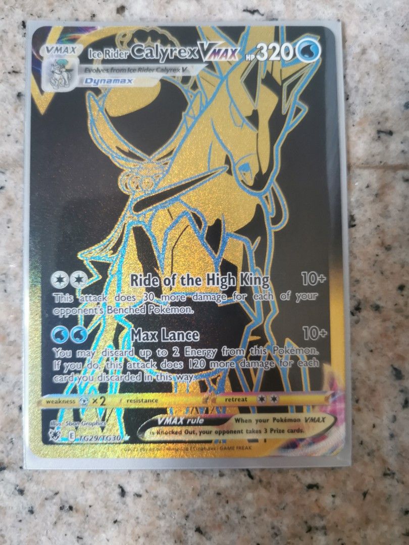 Ice rider calyrex v and vmax. Ice rider calyrex v sold., Hobbies & Toys ...