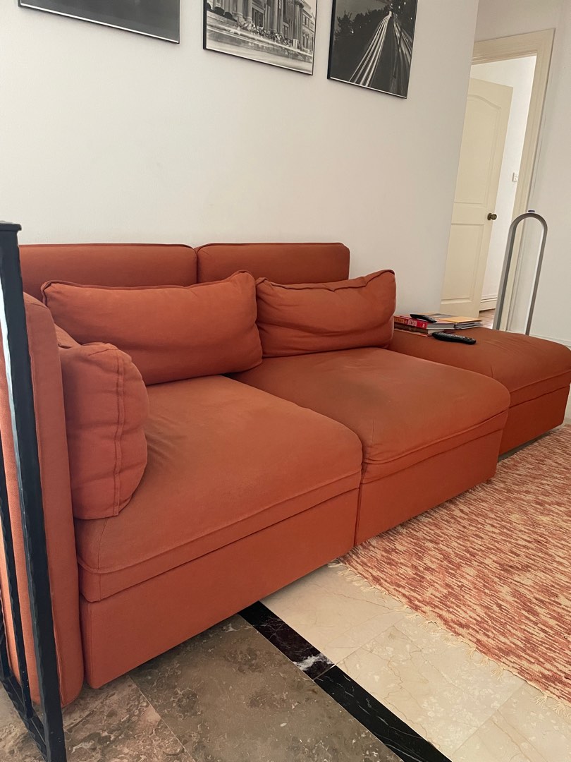 Ikea - modular sofa with lots of storage and a bed, Furniture & Home ...