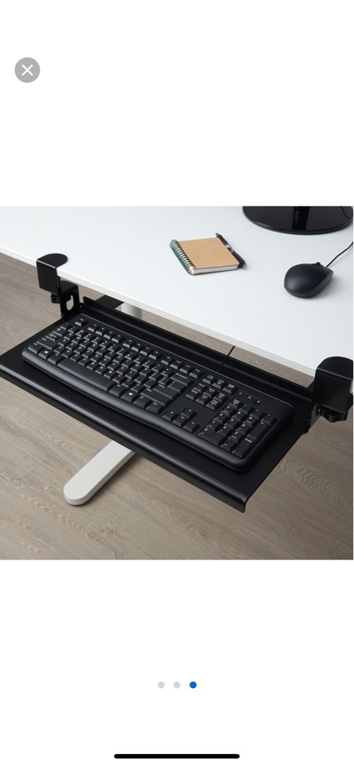 Ikea Barberget Keyboard Shelf, Computers & Tech, Parts & Accessories ...