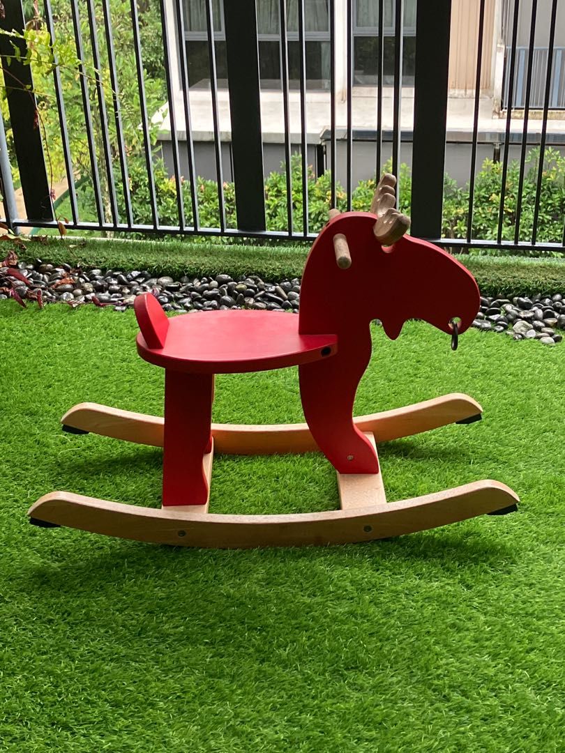 IKEA rocking moose, Babies & Kids, Baby Nursery & Kids Furniture, Other ...