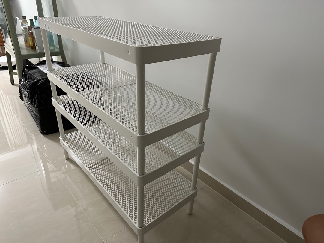 IKEA SHOE RACK (4 layers), Furniture & Home Living, Furniture, Shelves ...