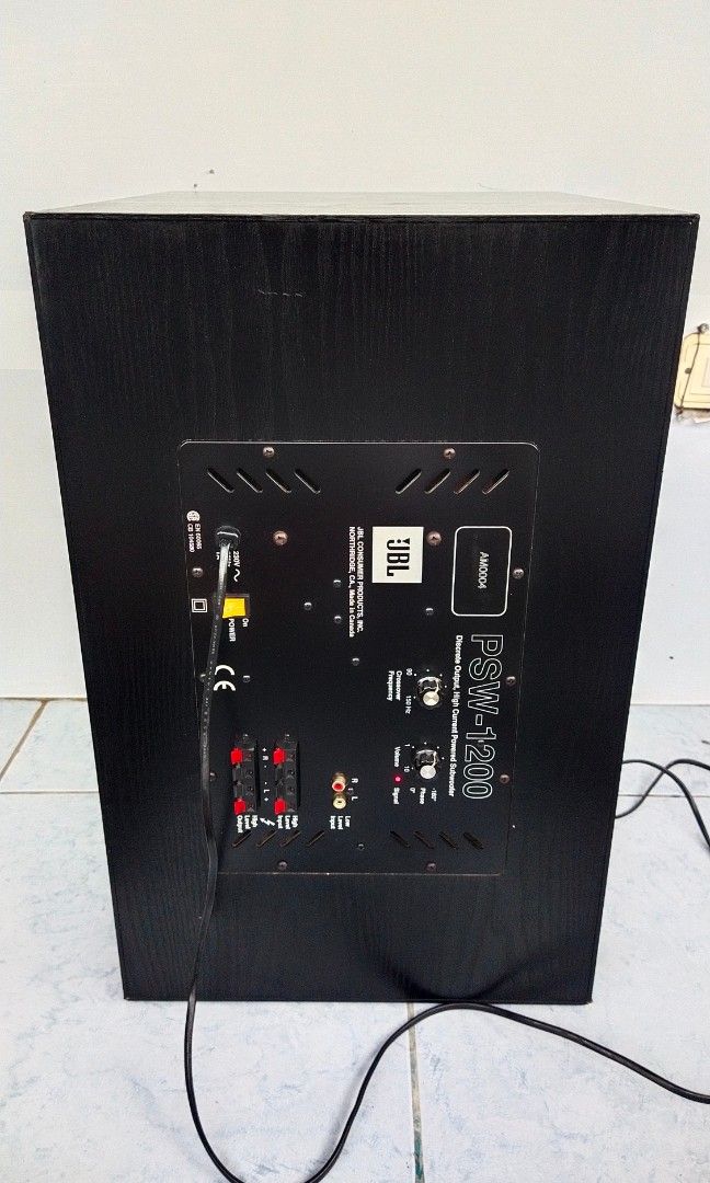 JBL ACTIVE SUBWOOFER, Audio, Soundbars, Speakers & Amplifiers on Carousell