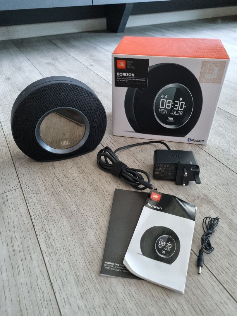 JBL Horizon Bedroom Clock/Speaker/USB Charger/Light/FM Radio, Furniture ...