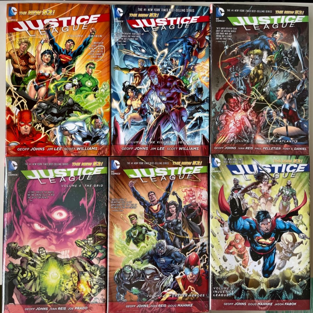 Justice League: The New 52 HC Set, Hobbies & Toys, Books & Magazines ...