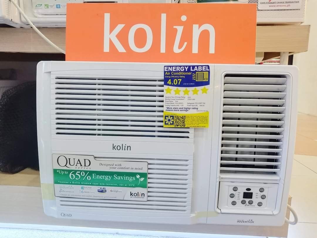 Kolin Inverter Window Type Aircon, TV & Home Appliances, Air ...