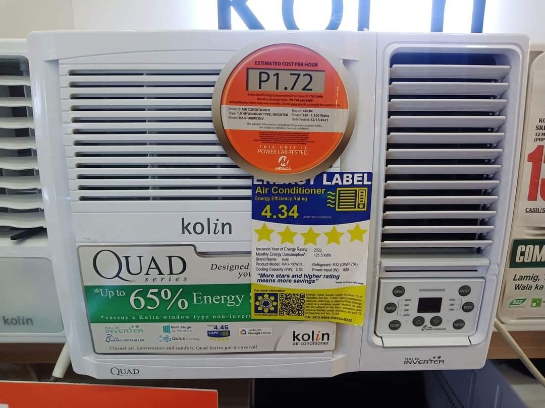 Kolin Inverter Window Type Aircon, TV & Home Appliances, Air ...