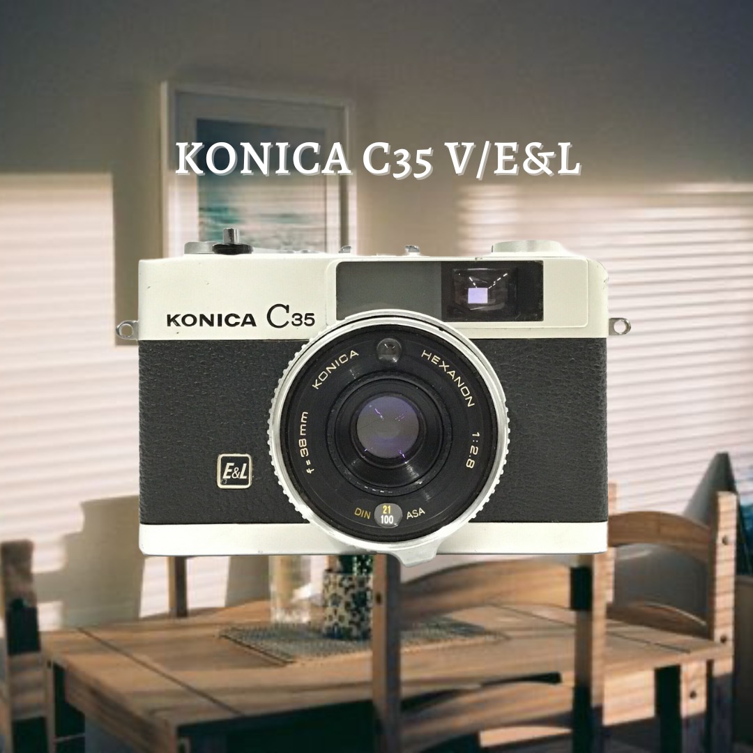 Konica C35 V/E&L Compact Film Camera, Photography, Cameras on Carousell