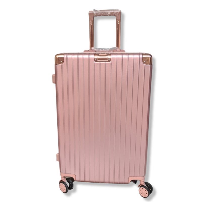 Koper 24 inch Rose Gold (Rimowa look a like), Fesyen Wanita, Tas ...