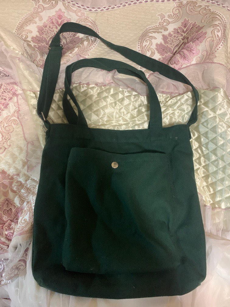 Korean design canvas bag handle katsa bag, Women's Fashion, Bags ...