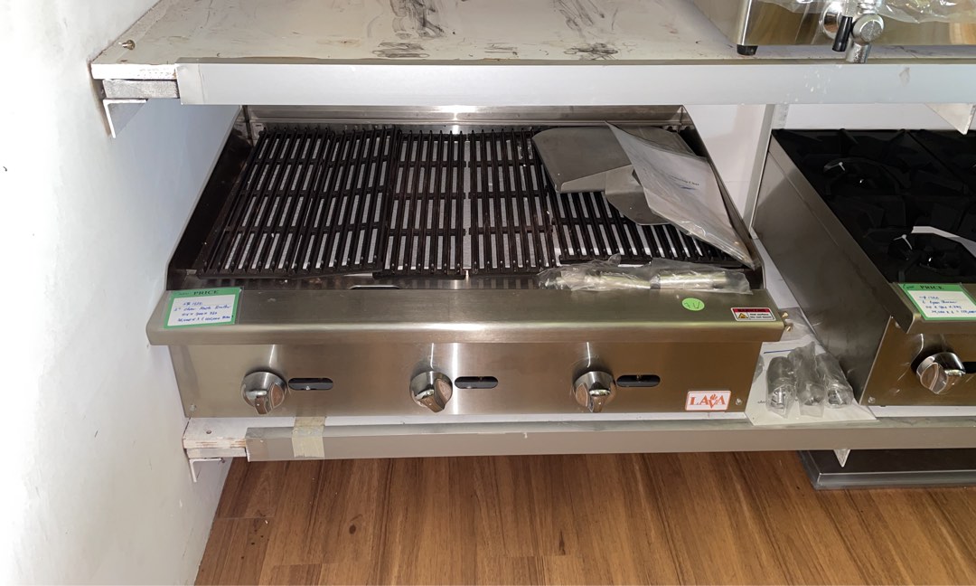 Lava table top 3ft char rock broiler, TV & Home Appliances, Kitchen ...