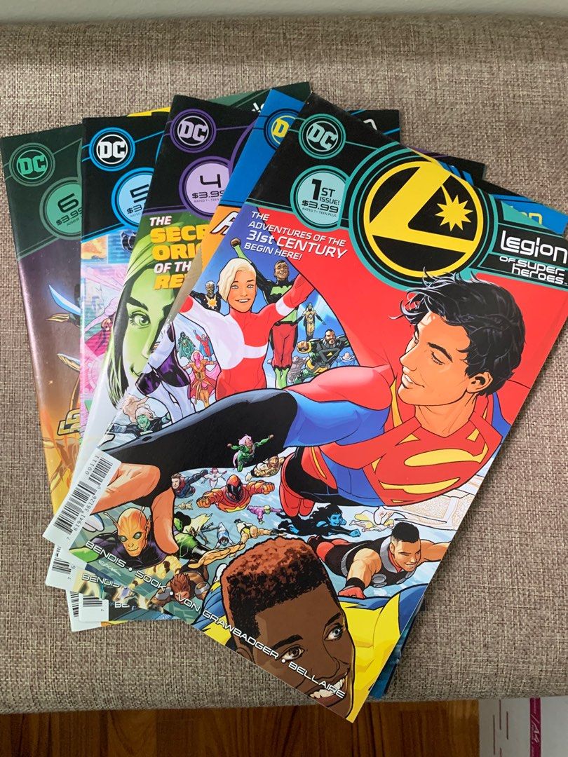 Legion of Super-Heroes #1-12 + Millennium by Brian Michael Bendis and ...