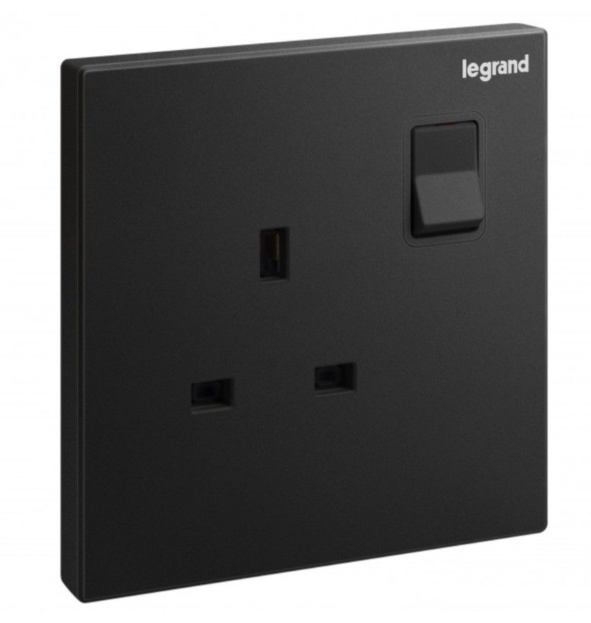 Legrand sockets switches doorbell dark silver black, TV & Home ...
